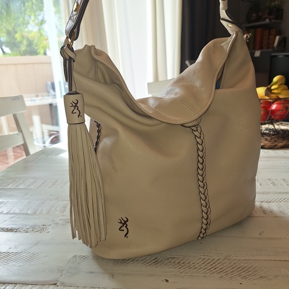 Browning | Bags | Browning Cream Ccw Shoulder Bag Rare Discontinued ...